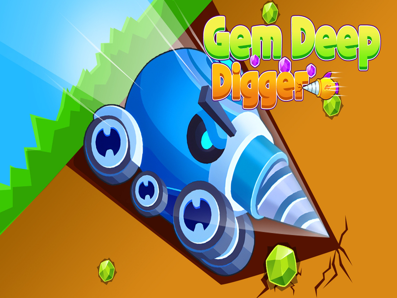 Edelstein Deep Digger 🕹️ Online auf Sgames spielen