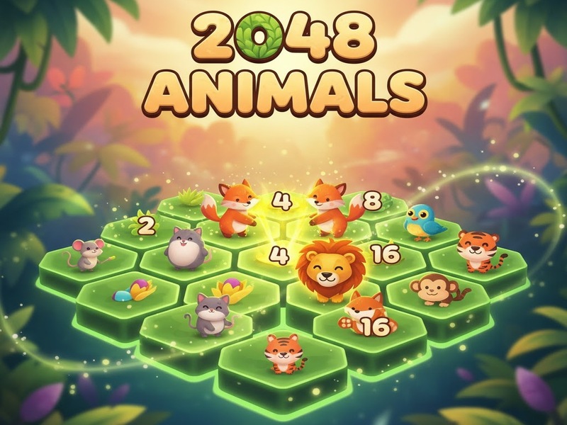 2048 Tiere 🕹️ Online auf Sgames spielen