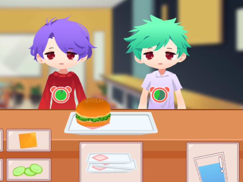 Burger Rush Restaurant 🕹️ Online auf Sgames spielen